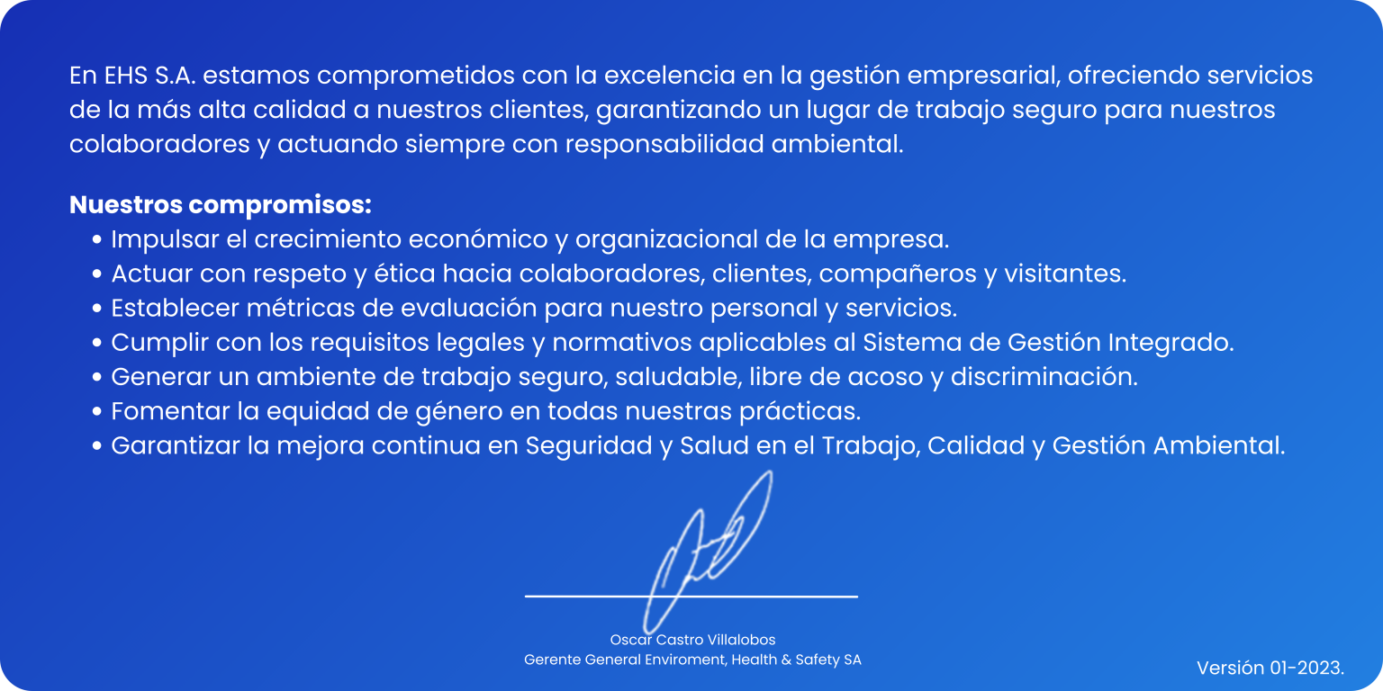 EHS COSTA RICA EHS COMPANY EMPRESA DE CLASE MUNDIAL EN SALUD ...
